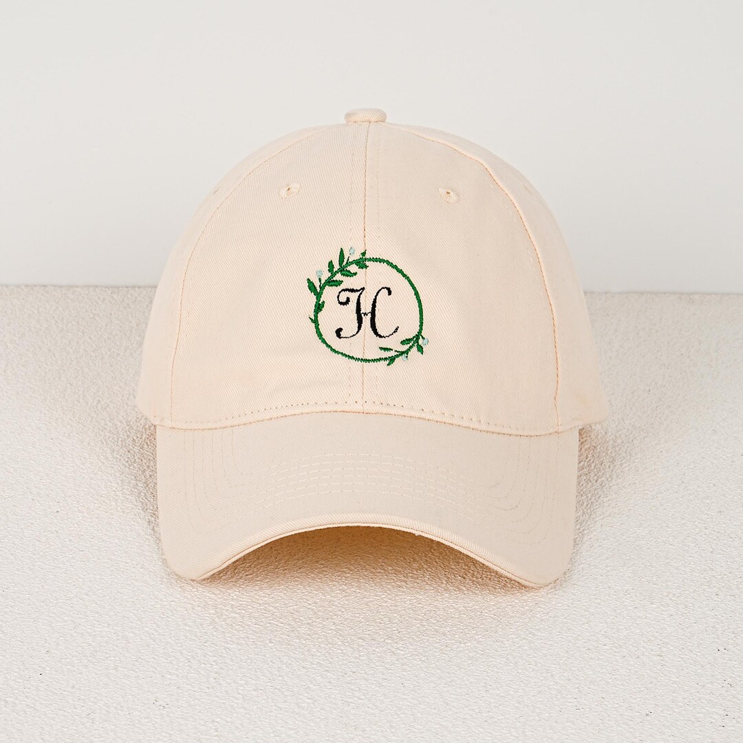 Custom Initial Baseball Hats, Embroidery Monogram Cap, Gift for ...