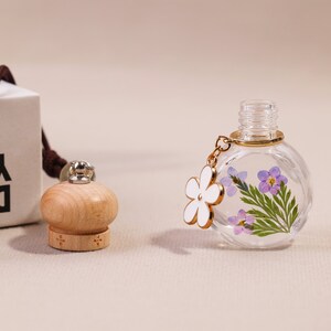 Forget Me Not Flower Bottle Diffusers for Essential Oils, Car Accessories for Her, Fillable ...