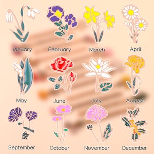 Custom Birth Flower Rose Gold Bookmark, Bookmarks With Name ...