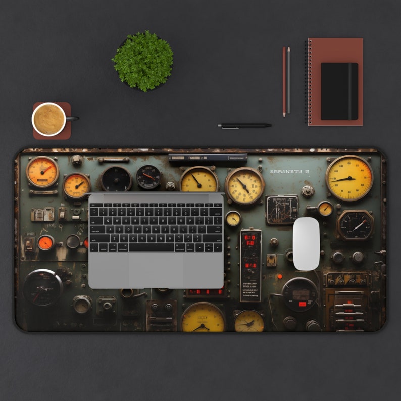 Soviet Submarine Desk Mat, Control Panel Mouse Pad XXL, Anti-slip ...