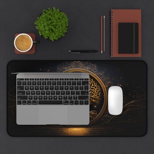 World Tree Desk Mat, Mouse Pad XXL Norse Mythology, Yggdrasil Anti-slip ...