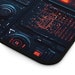 Retro Sci-fi Control Panel Desk Mat, Spaceship Controls Mouse Pad XXL ...