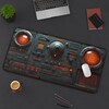 Retro Spacecraft Control Panel Desk Mat XXL Mousepad Anti-slip Sci-fi ...