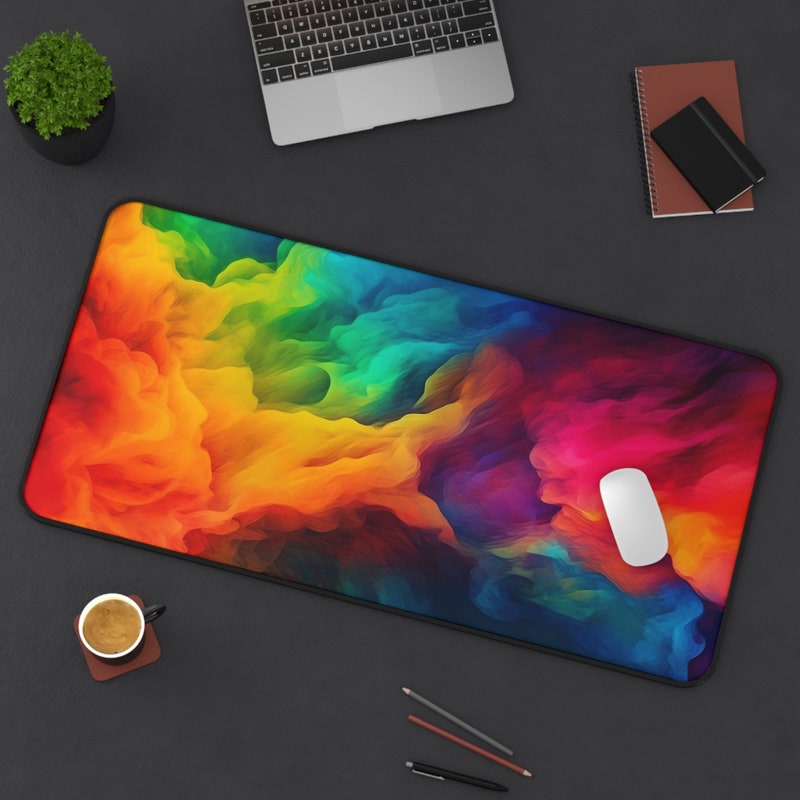 Rainbow Mouse Pad - Etsy
