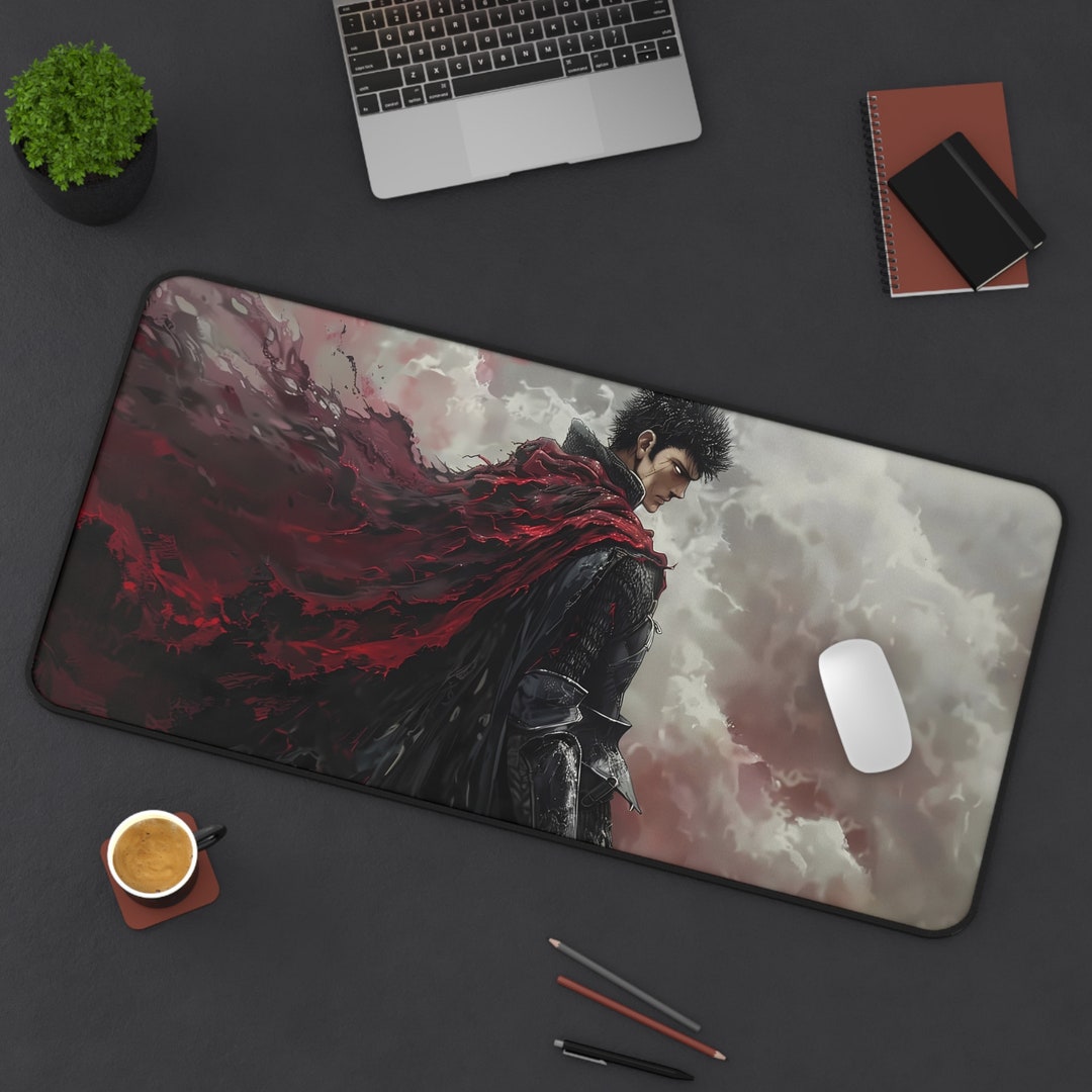 Berserk Desk Mat, Anime Manga Mousepad, Anti-slip XXL Gaming Mouse Pad ...