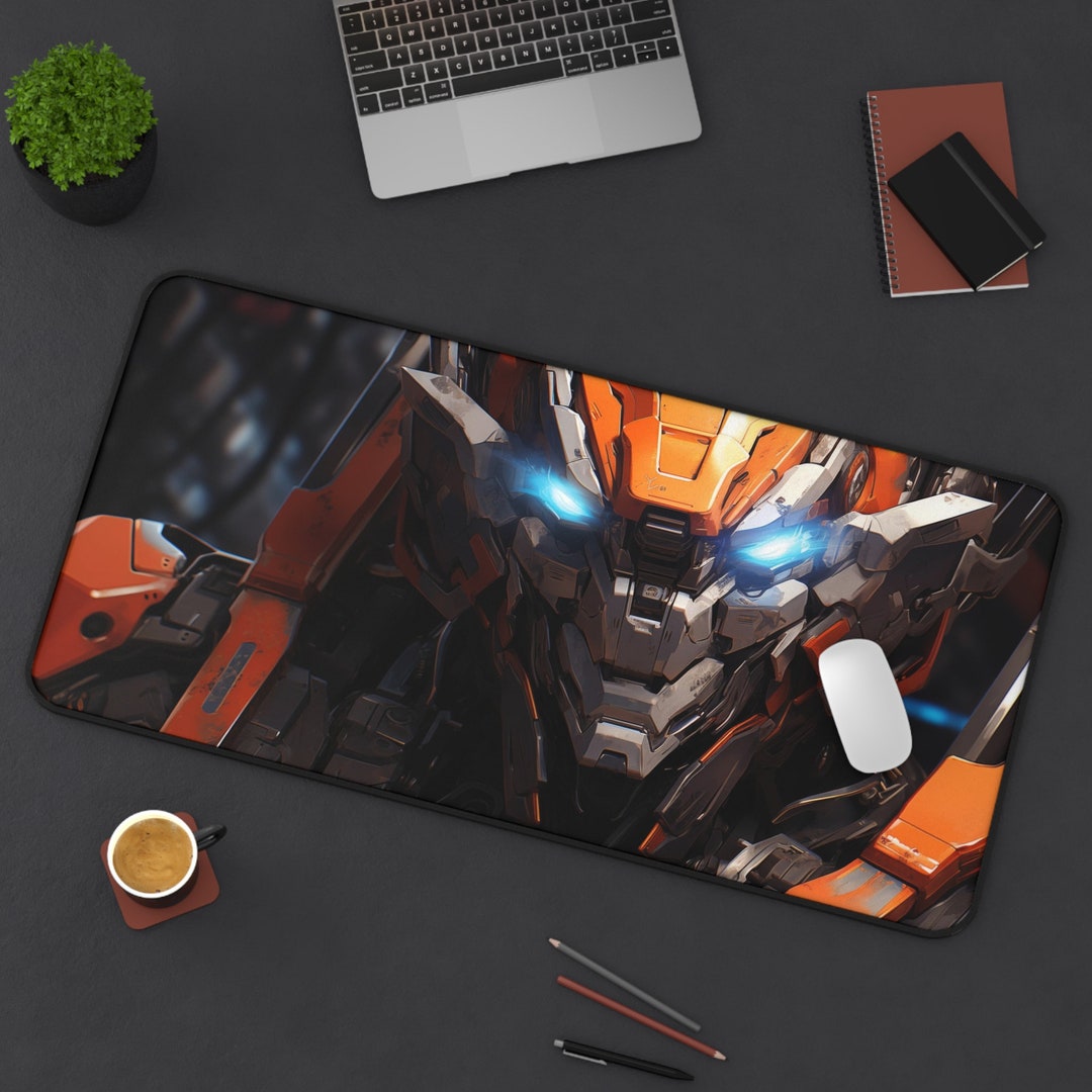 Mech Warrior Desk Mat: XXL Anime Robot Gaming Mousepad - Etsy