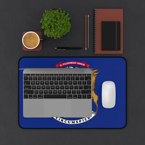Flag of Michigan Desk Mat, the Great Lake State Mouse Pad XXL, Anti ...
