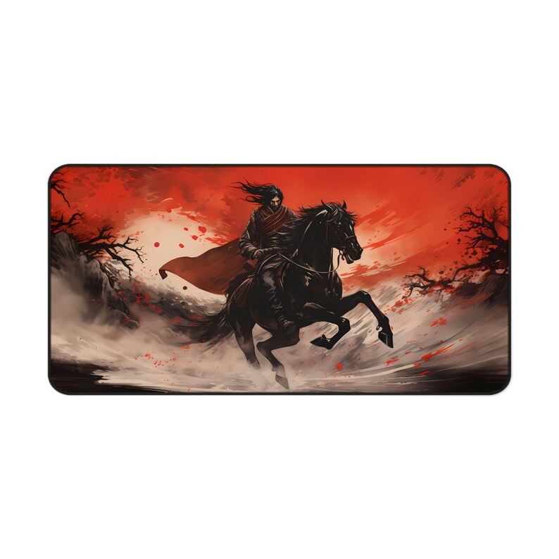 Ronin Desk Mat, Rogue Samurai Mouse Pad XXL, Japanese Art Anti-slip ...