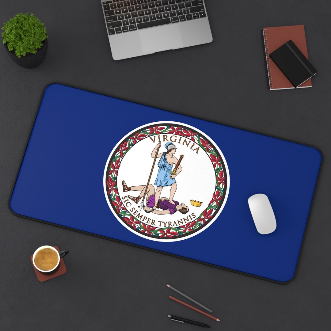 Flag of Virginia Desk Mat, Old Dominion State Mouse Pad XXL, Mother of ...