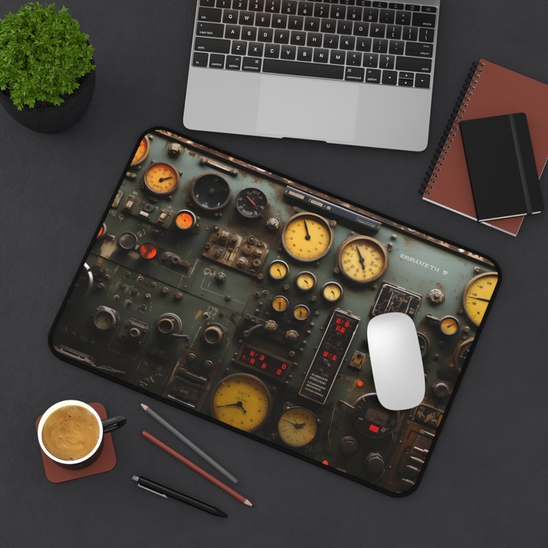 Soviet Submarine Desk Mat, Control Panel Mouse Pad XXL, Anti-slip ...