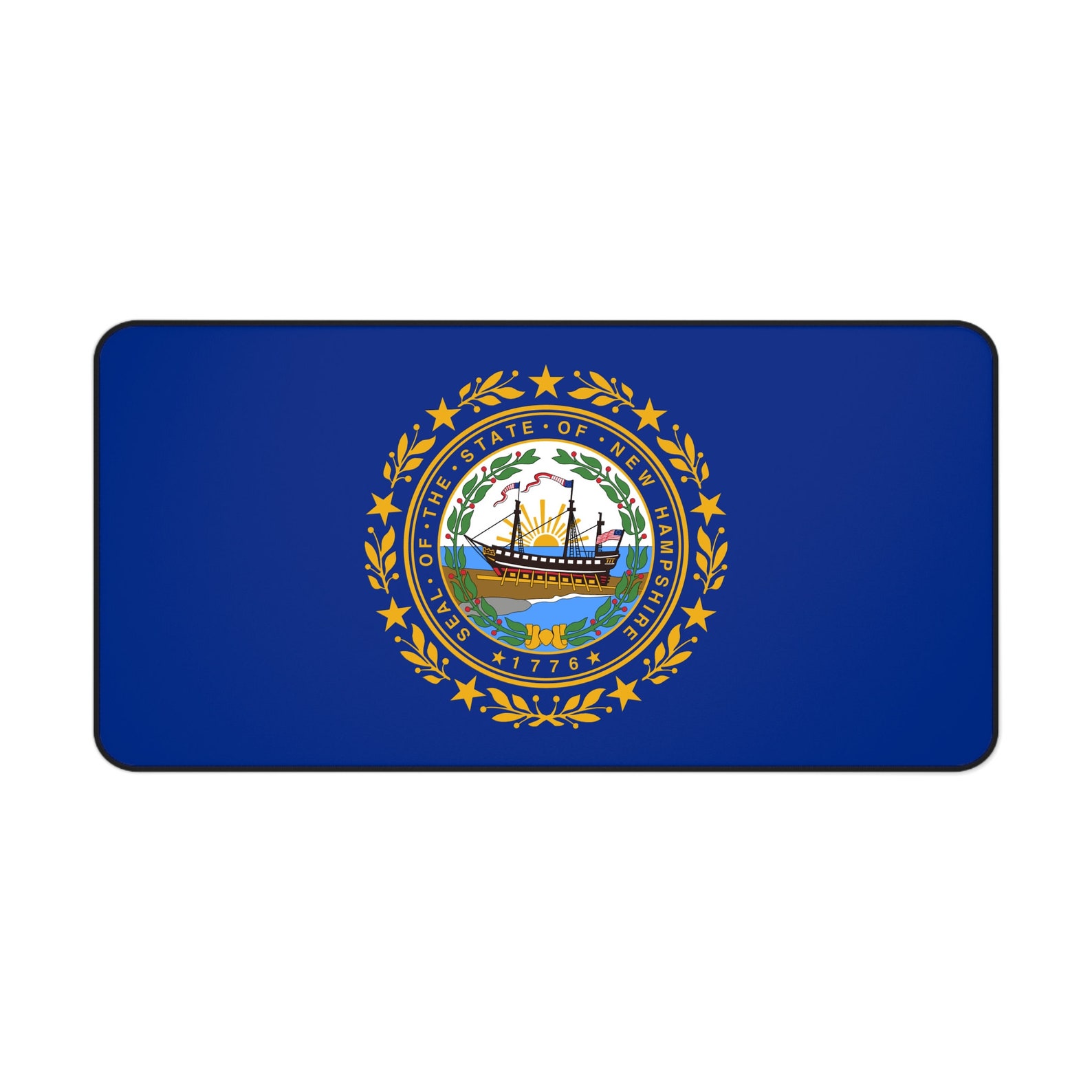Flag of New Hampshire Desk Mat, Granite State Mouse Pad XXL, Anti-slip ...