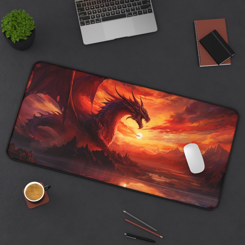 Dragon Mousepad - Etsy