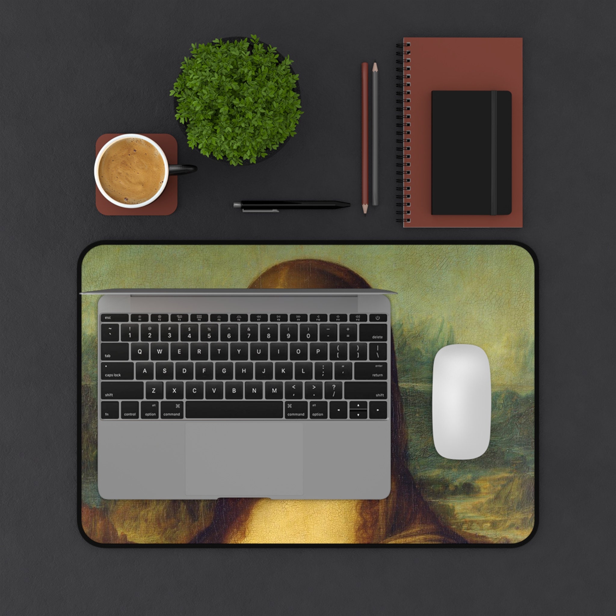 Mona Lisa Desk Mat, Leonardo Da Vinci Mousepad XXL, Anti-slip Gaming ...