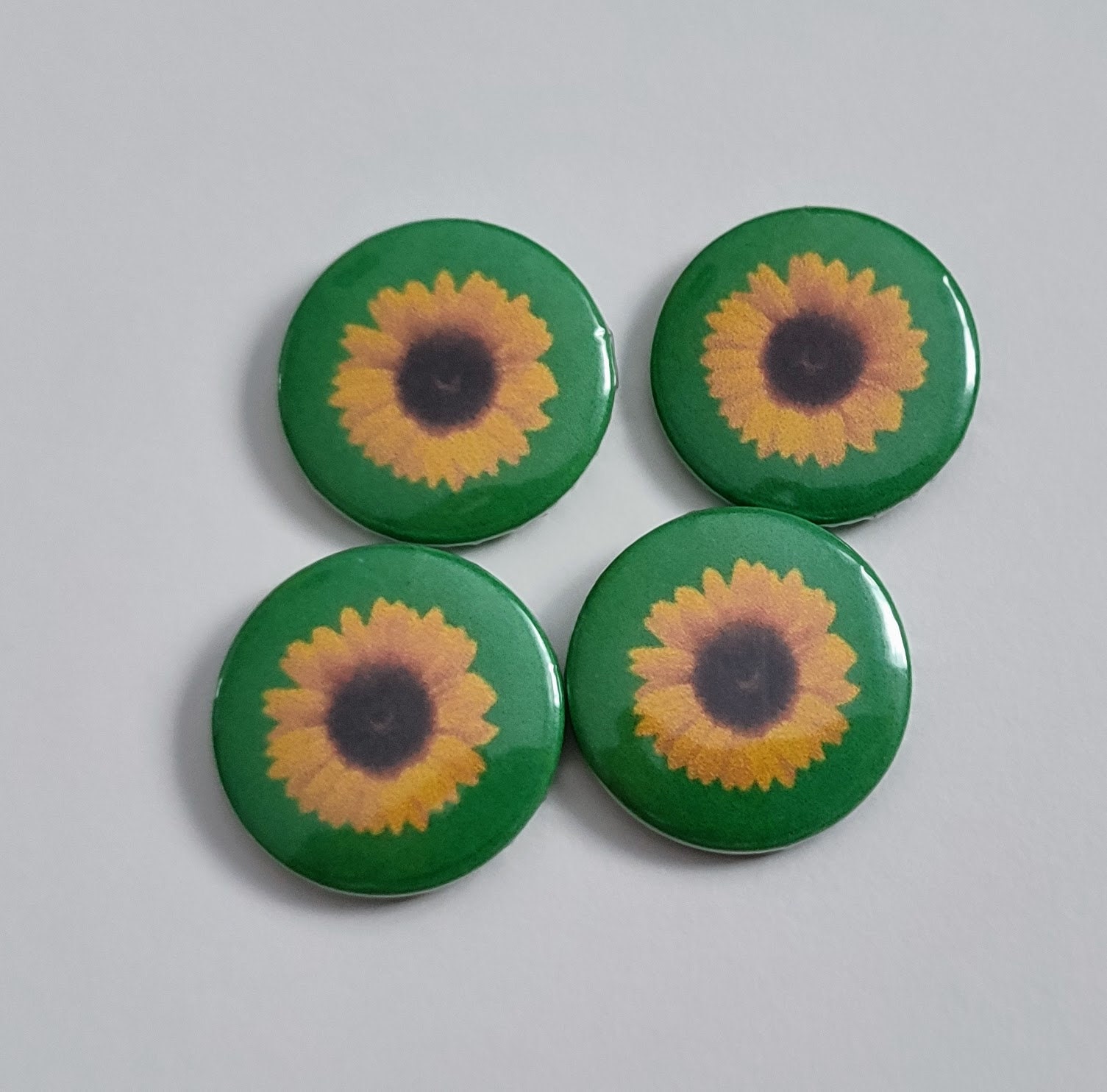 25mm Hidden Disability Sunflower Pin Badge - Etsy
