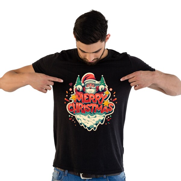 Santa Claus Tshirt - Etsy