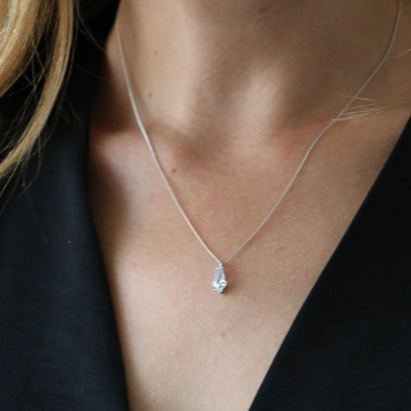 Water Drop Necklace - Etsy