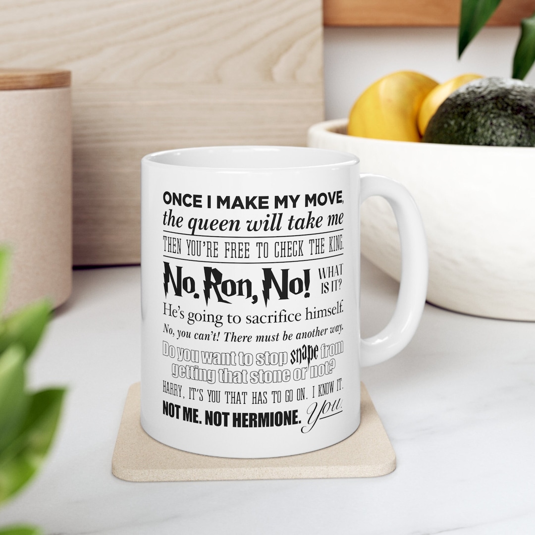 Wizard Coffee Mug, Holiday Wizard Mug, Not Me. Not Hermione. You ...
