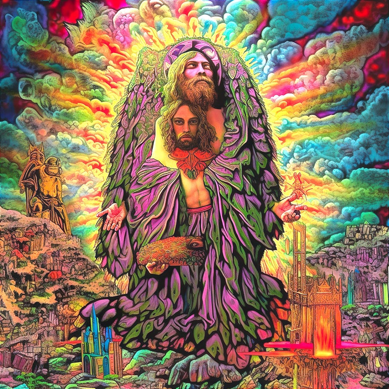 LSD Poster, Downloadable Art, Printable Dorm Poster, Cannabis Prints ...