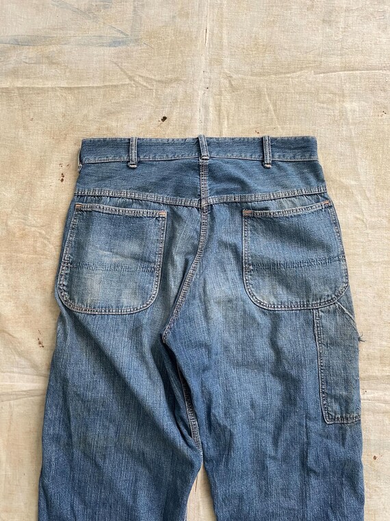 Vintage 1950s Carpenter Jeans Dungarees 31x31 - Gem