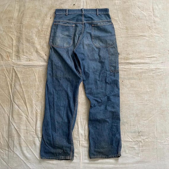 Vintage 1950s Carpenter Jeans Dungarees 31x31 - Gem