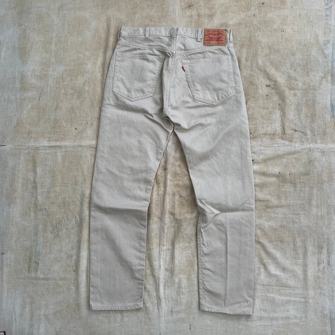 Levis LVC 519 californians Pique Pants Big E 1960s - Etsy