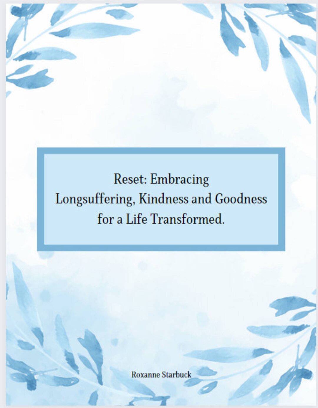 Digital Download, Reset, Devotional, Bible Study, Fruit of the Spirit ...