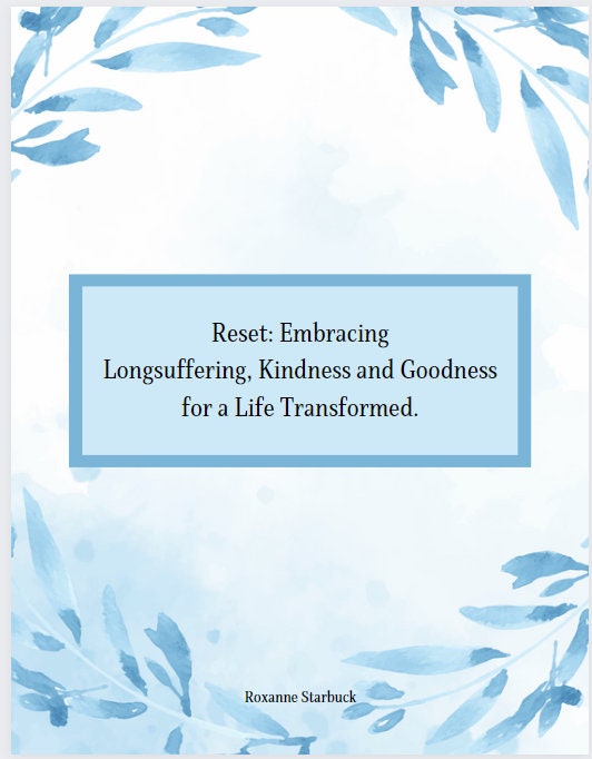 Digital Download, Reset, Devotional, Bible Study, Fruit of the Spirit ...