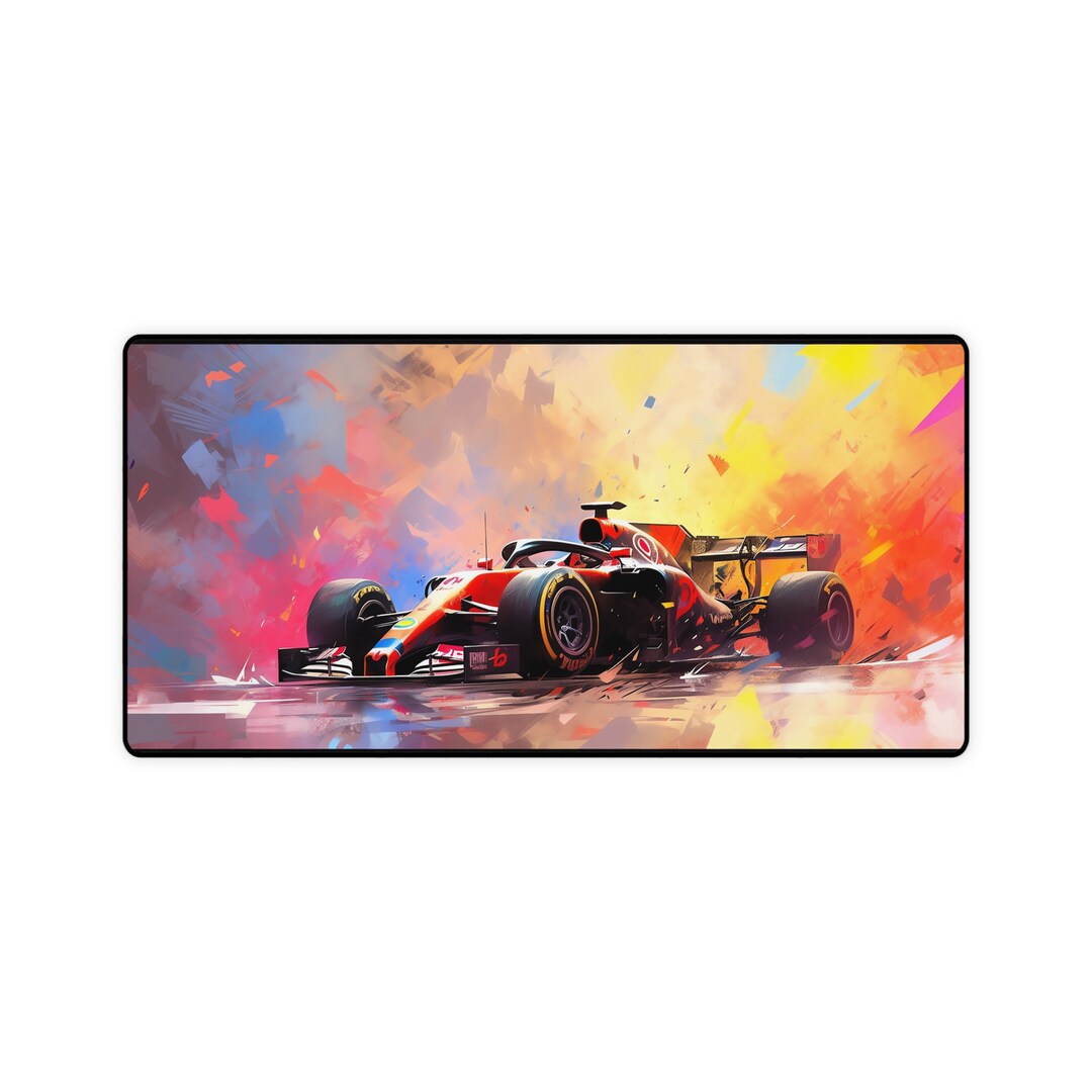 Race Car Desk Mat/mouse/keyboard Pad - Etsy