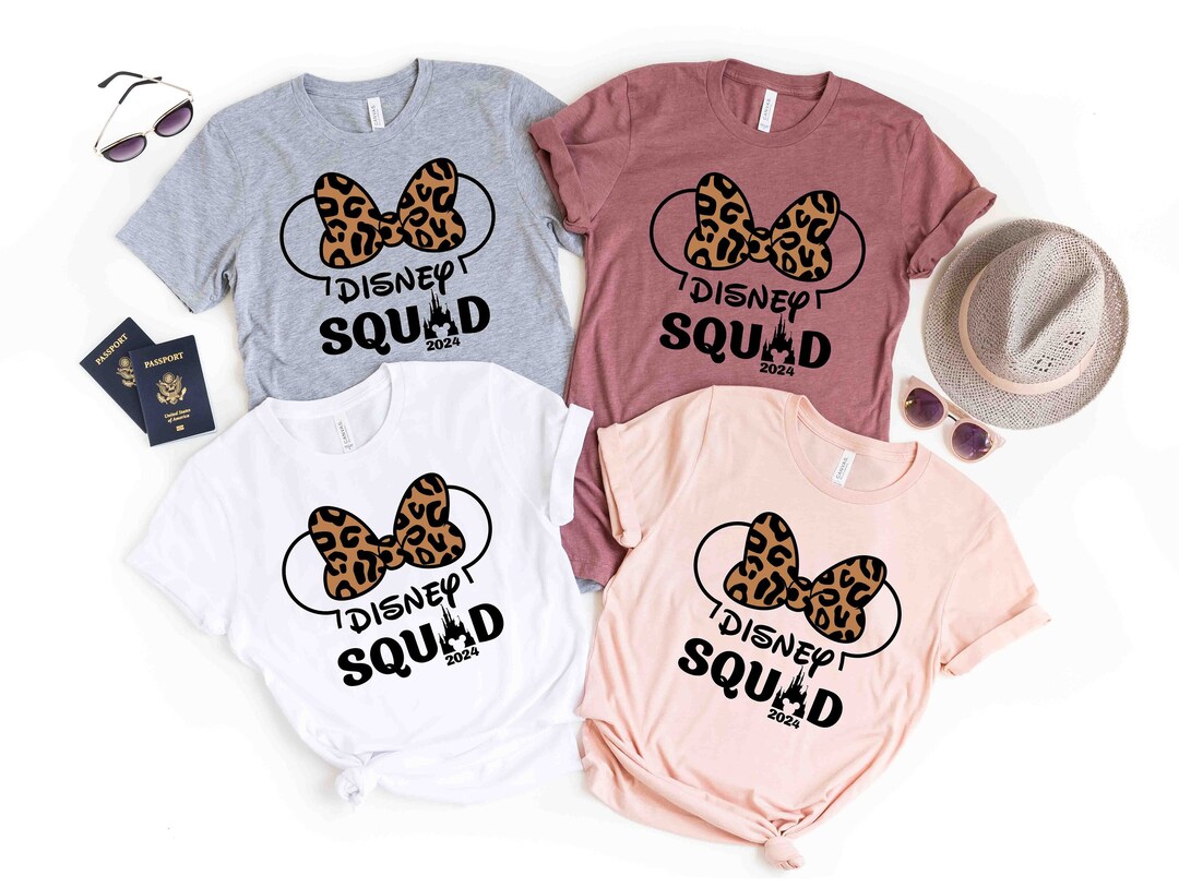 Disney Squad 2024 Minnie Leopard Shirt, Disney Squad Shirt, Disney 2024 ...