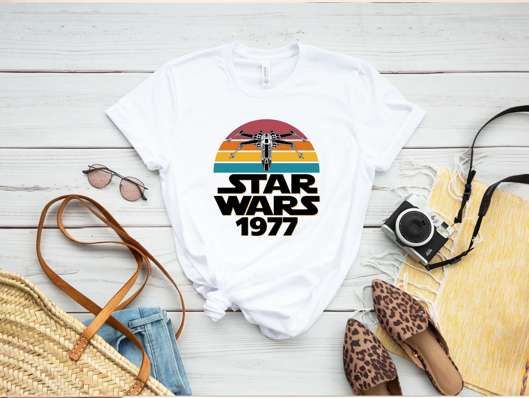 Star Wars 1977 Shirt, Star Wars Shirt, Xwing Shirt, Disney Star Wars ...