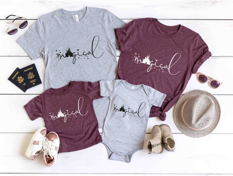 Disney Magical T-shirt, Magical Disney Castle Shirt, Magic Kingdom ...