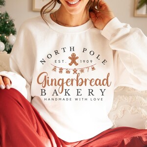 Gingerbread Bakery, Gingerbread Crewneck, Gingerbread Sweater, Vintage ...
