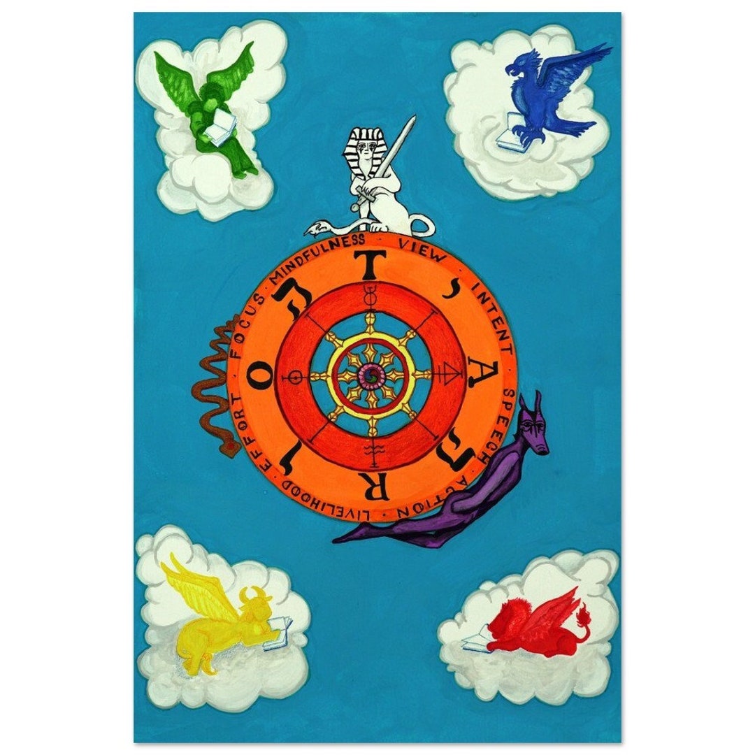 The 8-fold Wheel Poster - Etsy