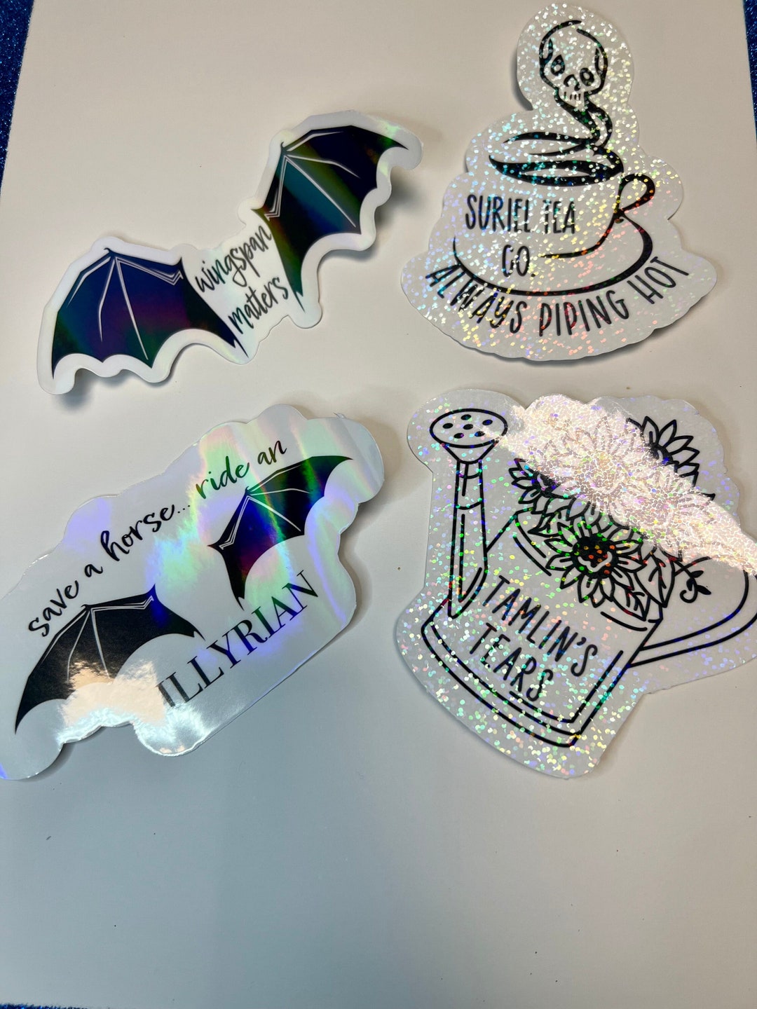ACOTAR Inspired Holographic Sticker Bundle - Etsy
