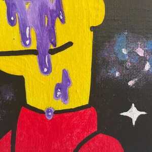 Bart Simpson Galaxy Painting - Etsy