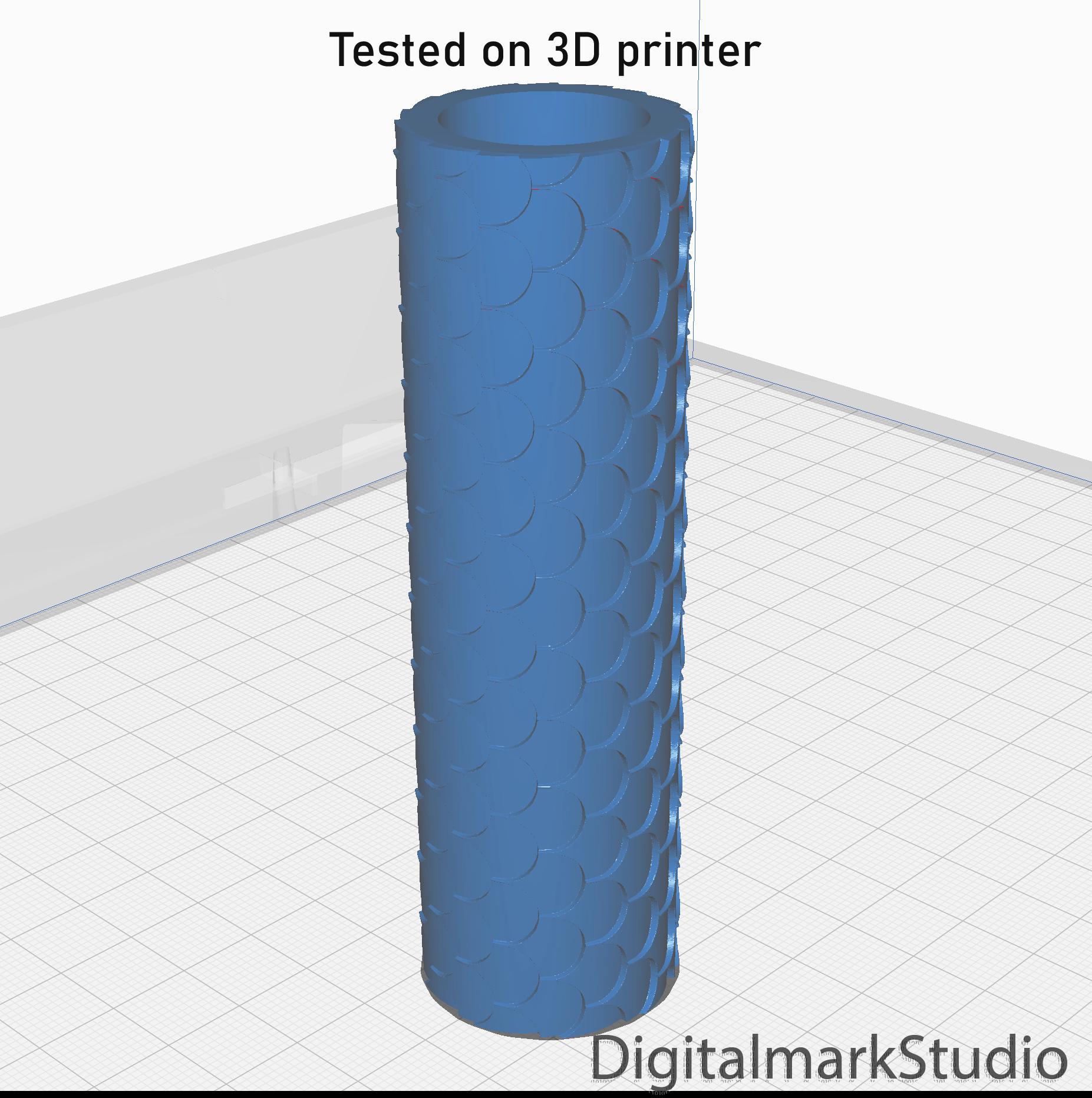 Texture Roller Convex Scales Roof Tiles Pattern Seamless, Polymer Clay ...
