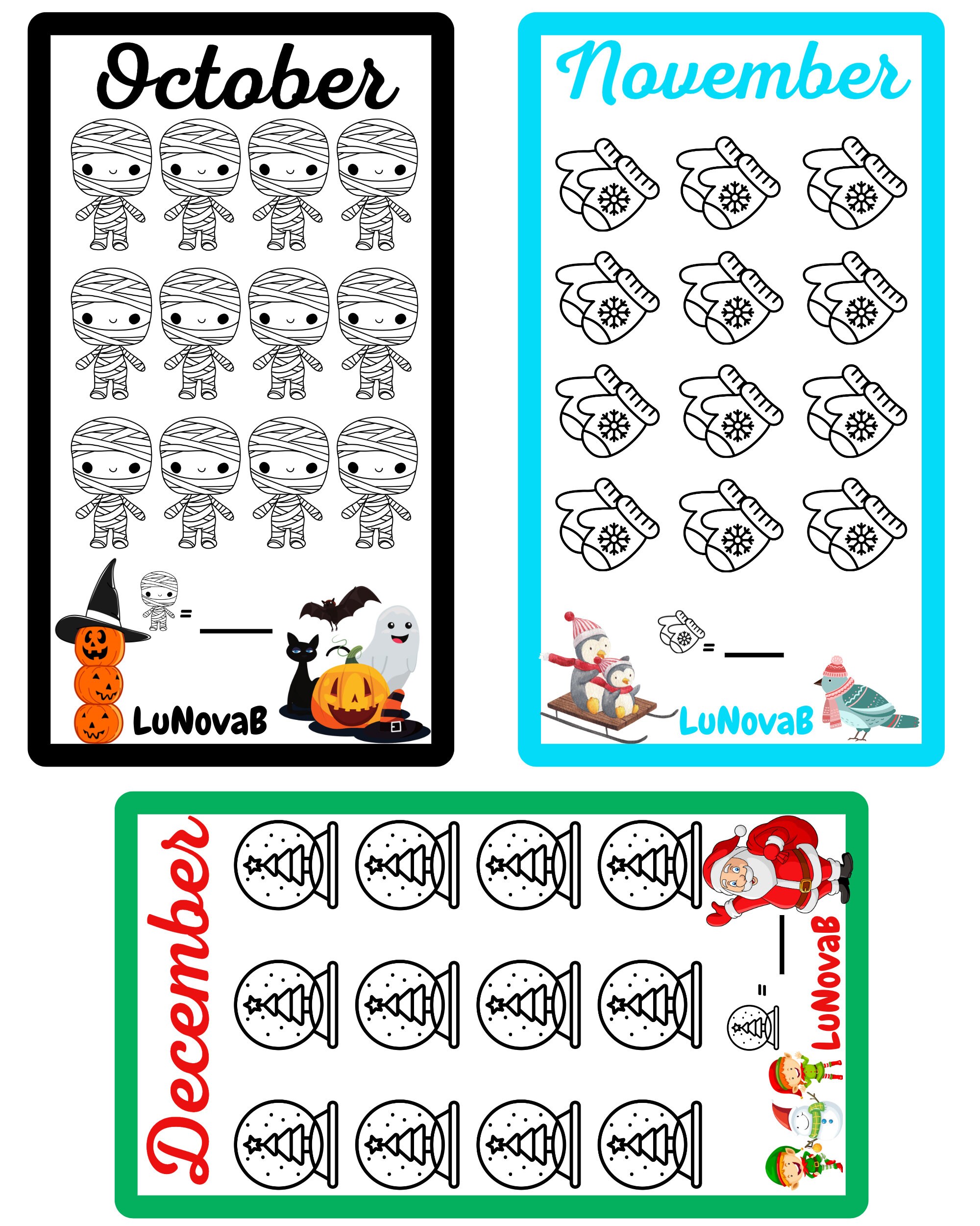 Monthly Minis - Etsy