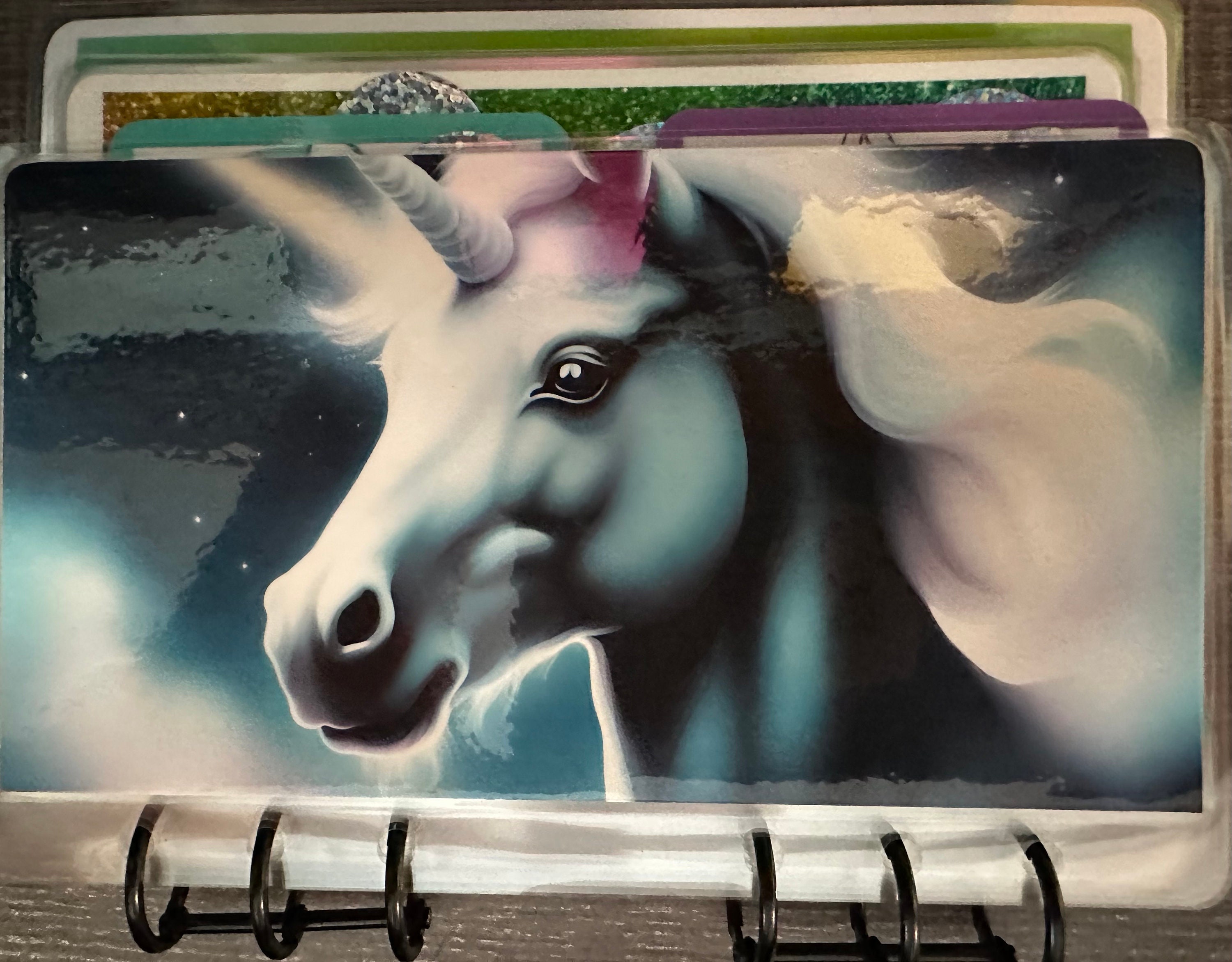 Unicorn Binder - Etsy