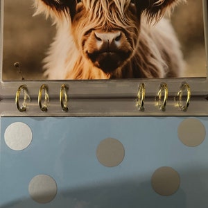 Highland Cow Binder - Etsy