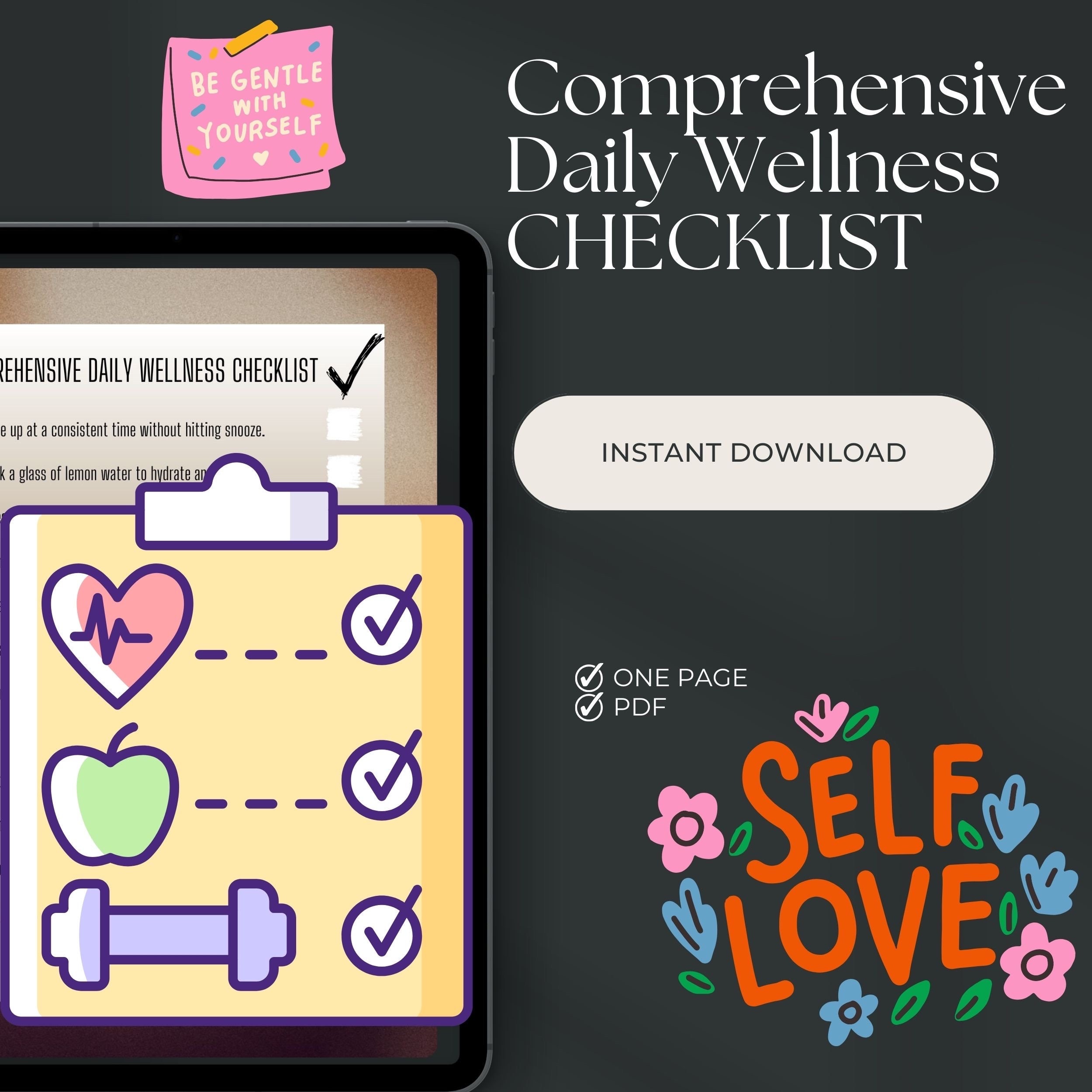 Optimize Your Day: Comprehensive Daily Wellness Checklist for Enhanced ...