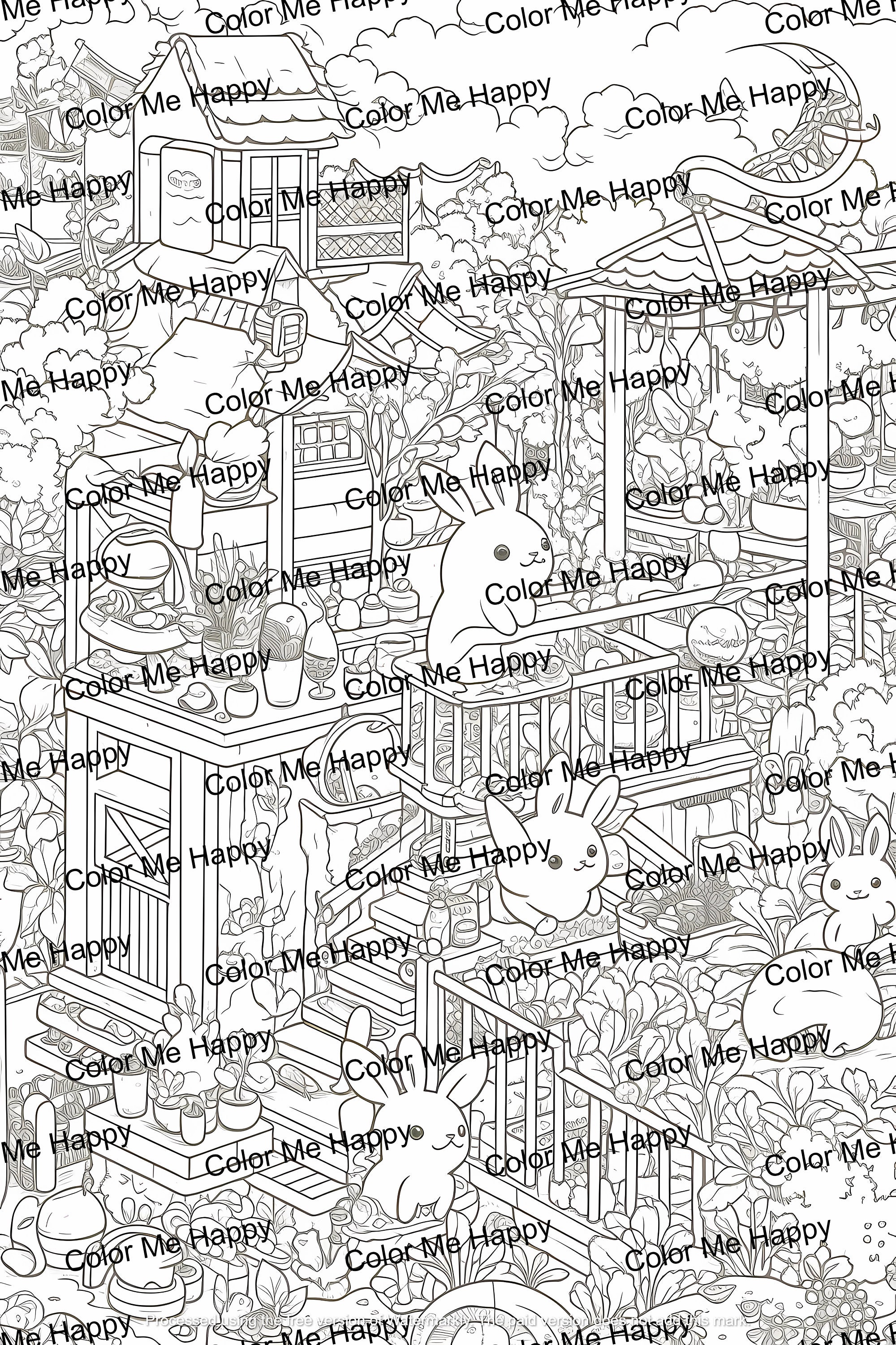 Lofi Style Coloring Page N2 - Etsy