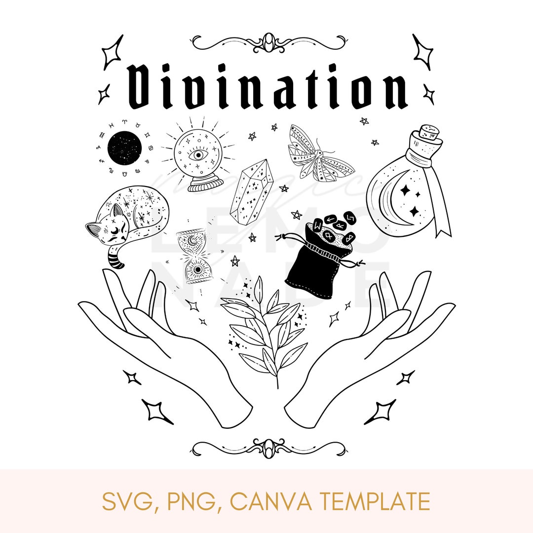 Divination - Digital Download | SVG, PNG, Cricut File, Cutting Machine ...