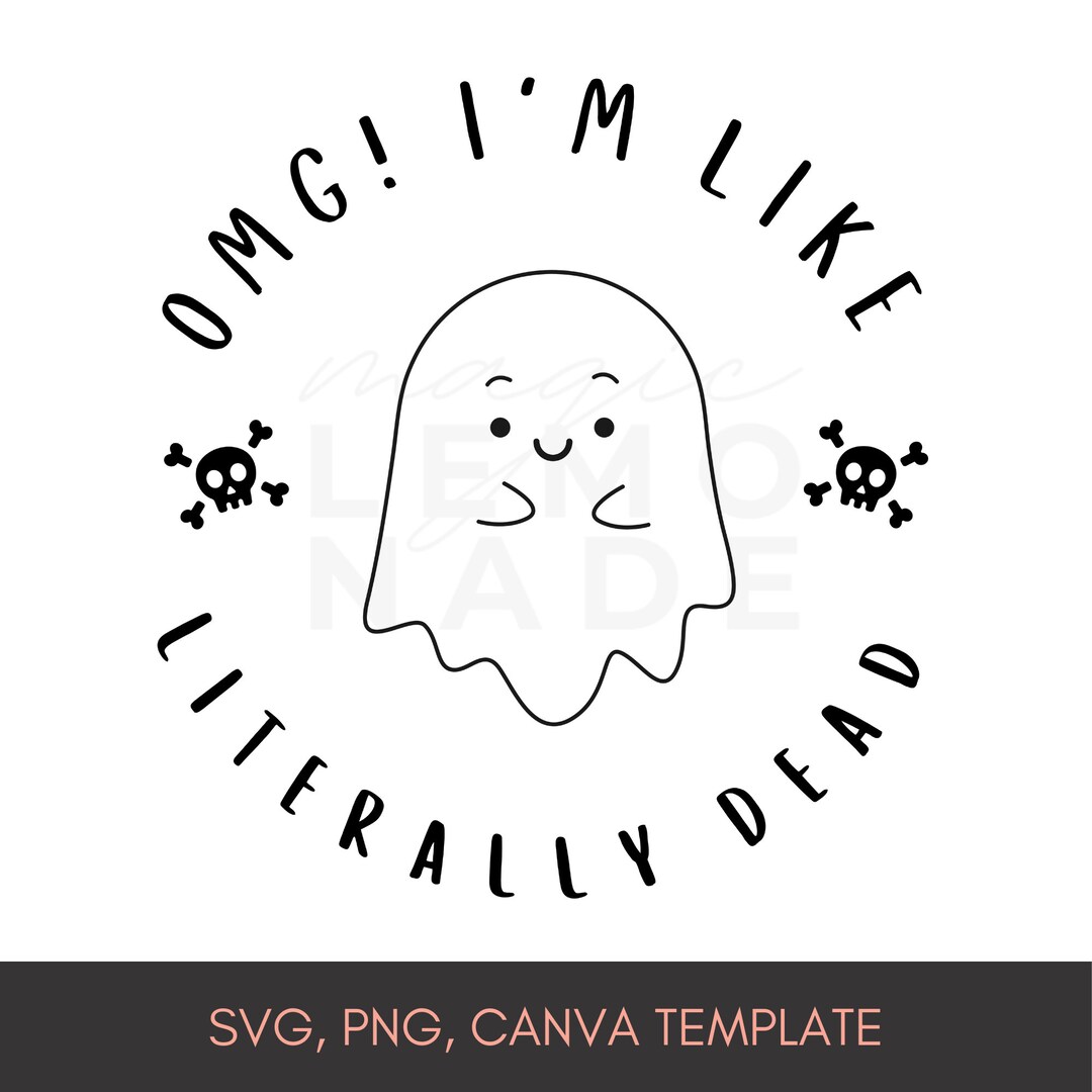 OMG Dead - Digital Download | SVG, PNG, Cricut File, Cutting Machine ...