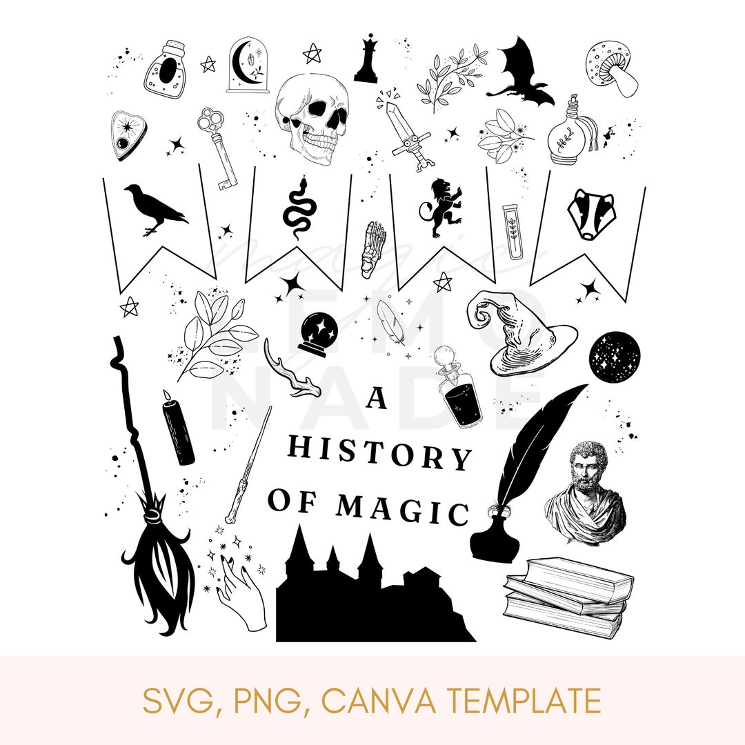 A History of Magic - Digital Download | SVG, PNG, Cricut File, Cutting ...
