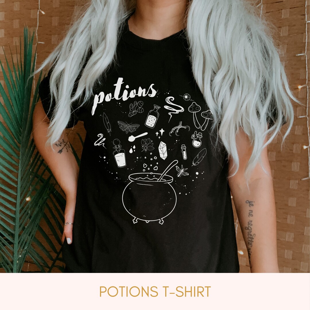 Potions Shirt - LIGHT - Comfort Colors | Mixology, Potions Class, Magic ...