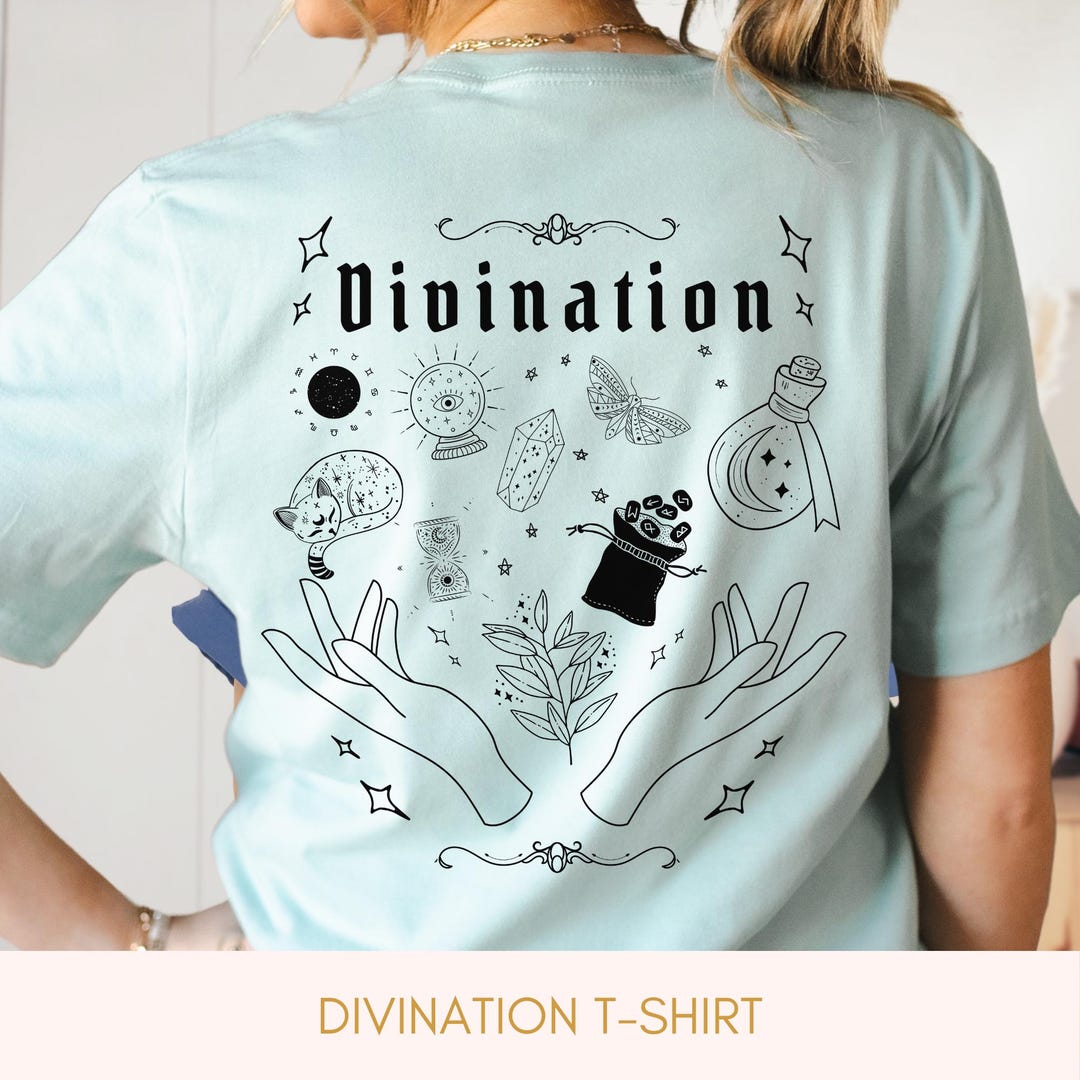 Divination Shirt - DARK - Comfort Colors | Fortune Telling, Crystal ...