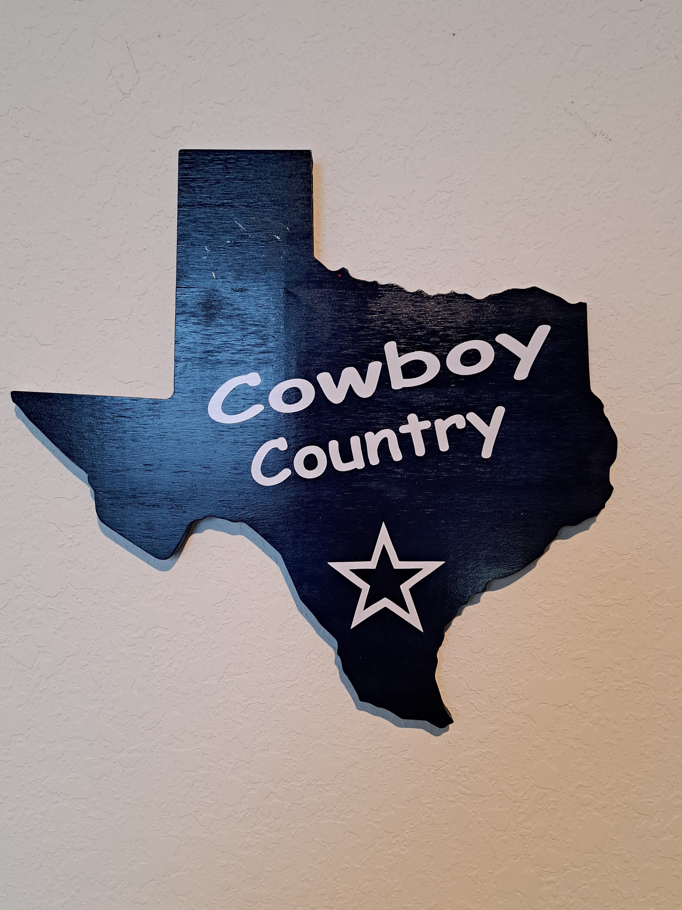 Texas Shaped Cowboys Sign - Etsy