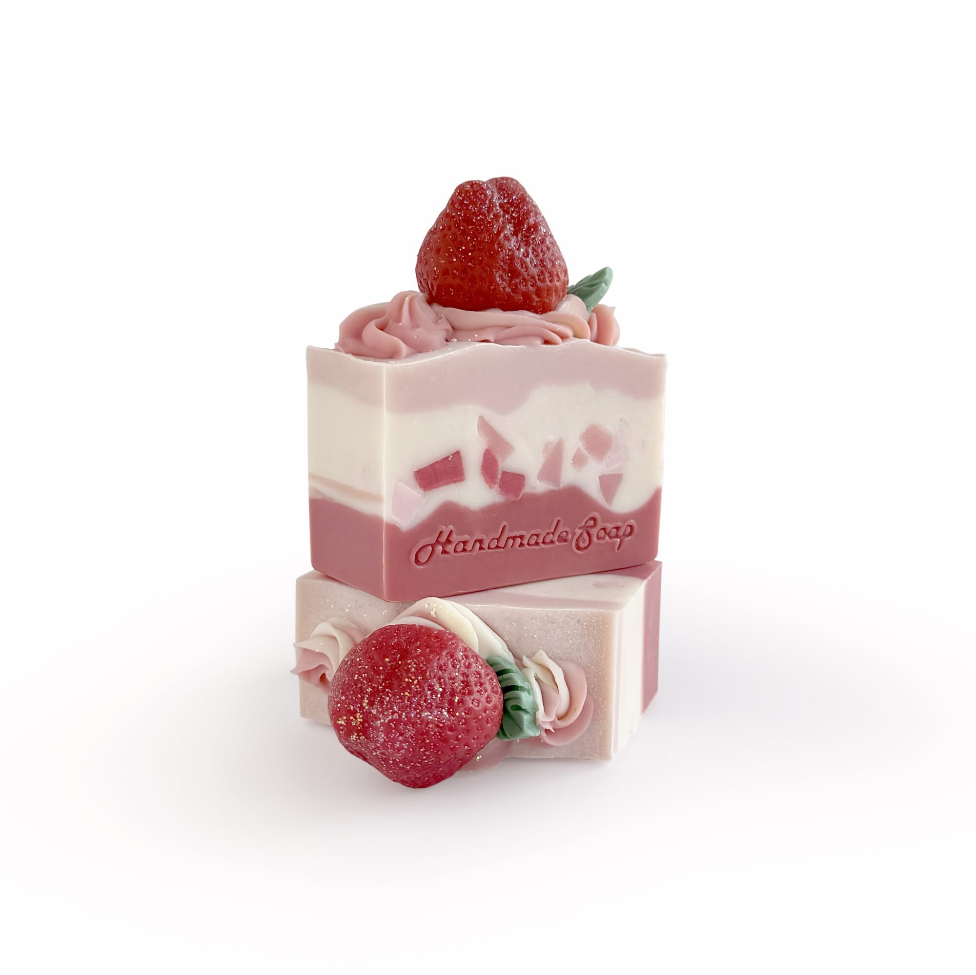 Strawberry Cake Soap: Handmade Artisan Cold Process Soap - Etsy