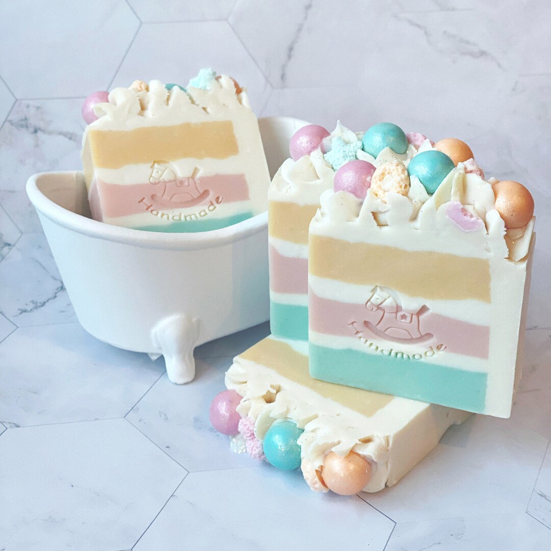 Candy Cake Soap Homemade Soap Bar, Cold Process Soap, Artisan Soap ...