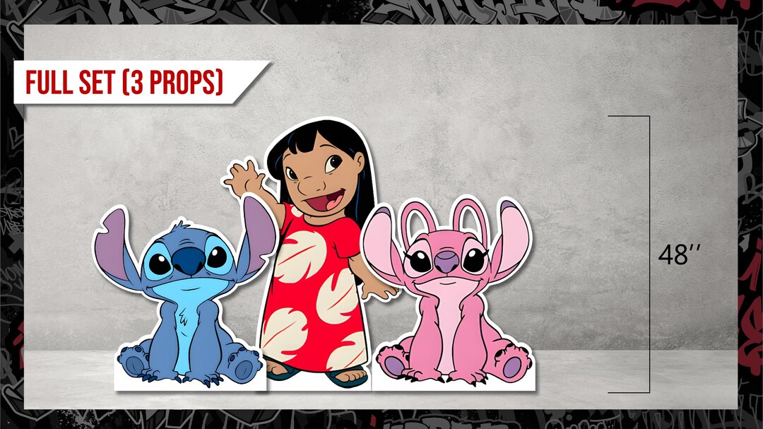 Blue Alien Friend | Tropical Alien Cut Out | Kids Party Props | Lilo ...
